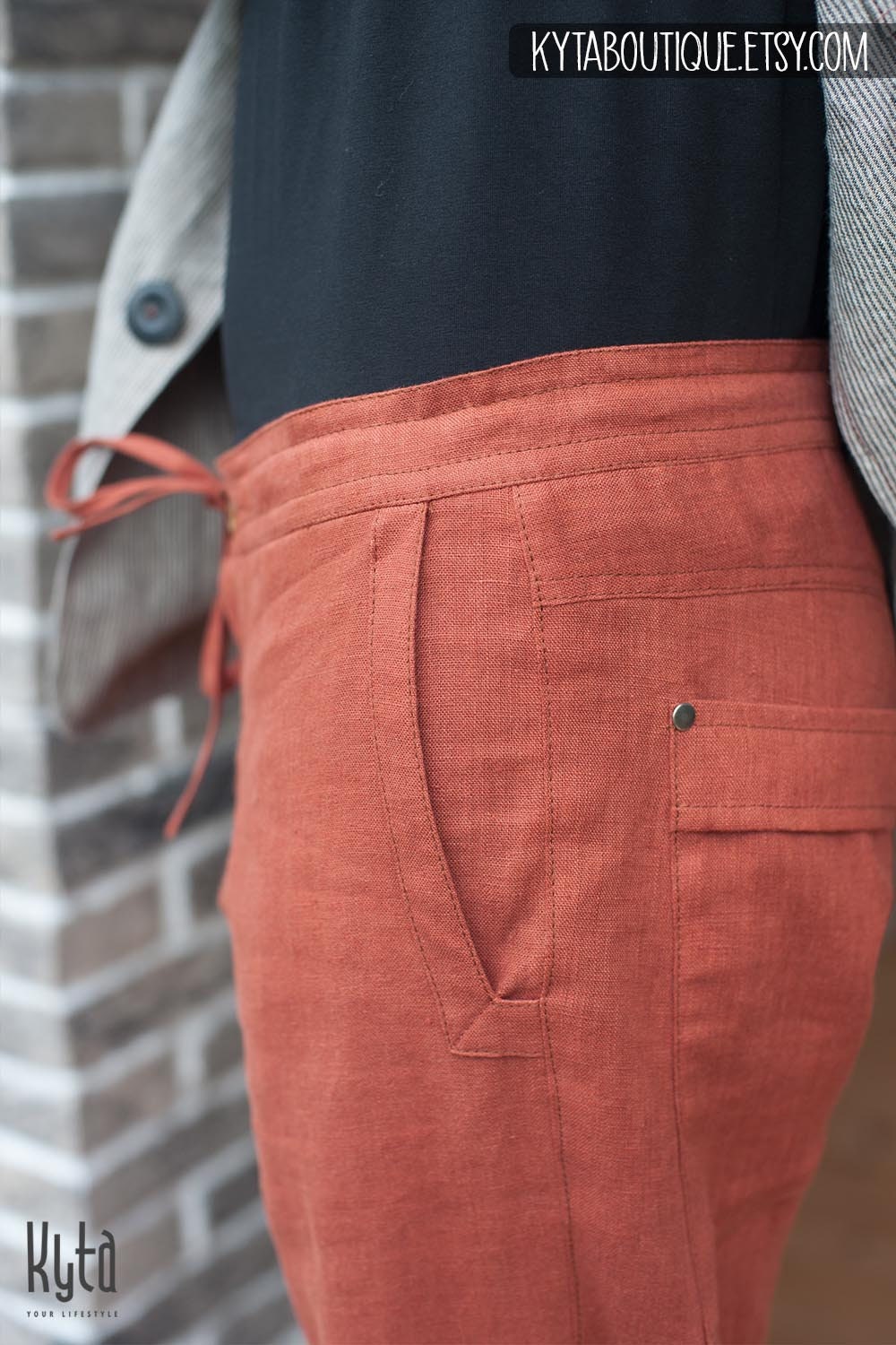 MENS linen pants 25 COLORS Linen summer pants for men | Etsy