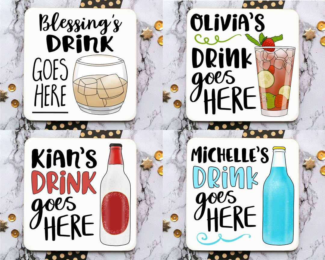 Personalised Drink Coasters, Alternatives to Branded Drinks, Stout ...