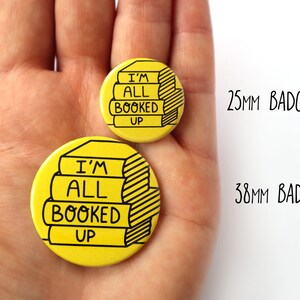 Book Themed Badges, Reading Club, Literature Festival, Book Wedding ...