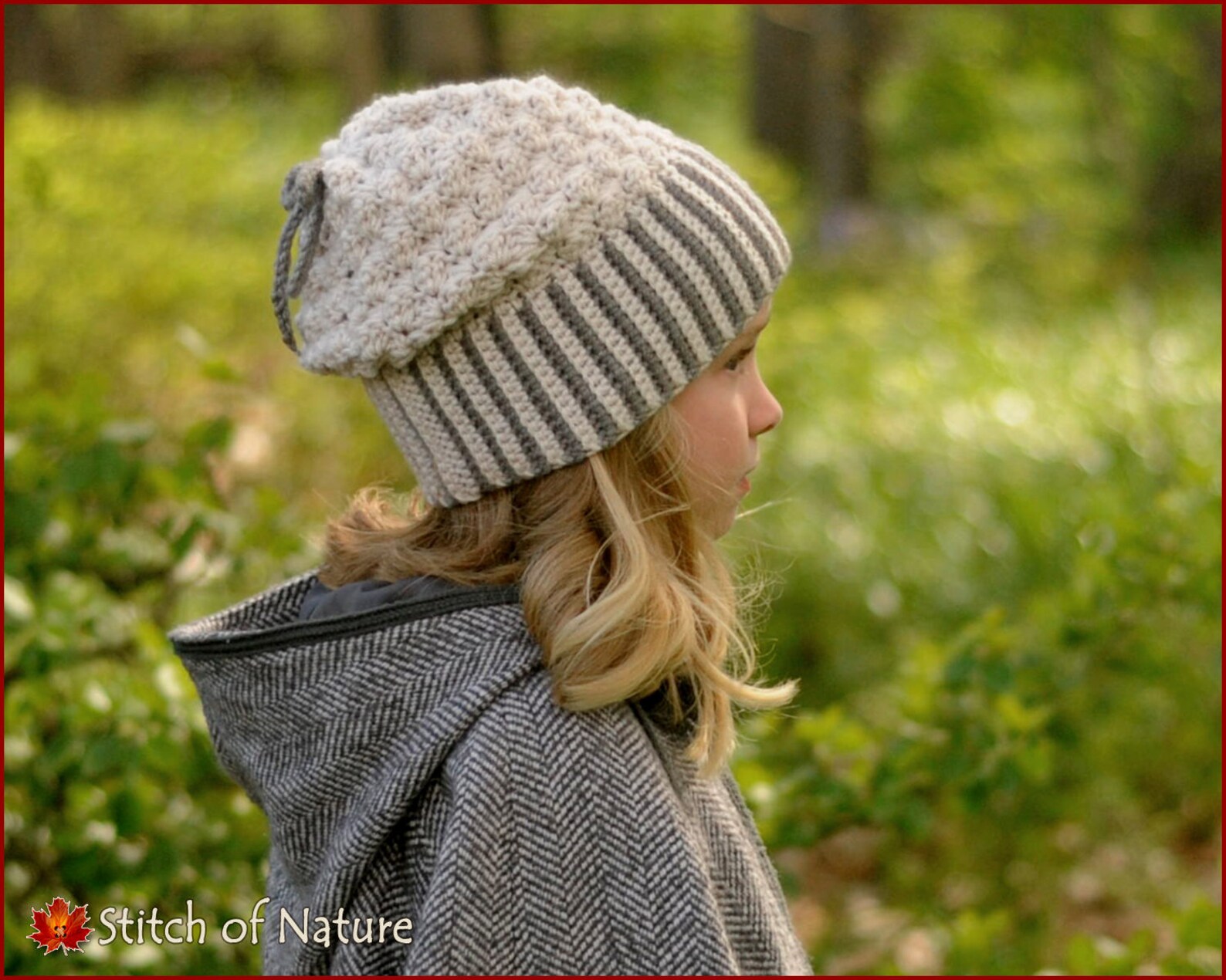 Crochet Hat PATTERN the Brookville Slouchy Hat Cap With a | Etsy
