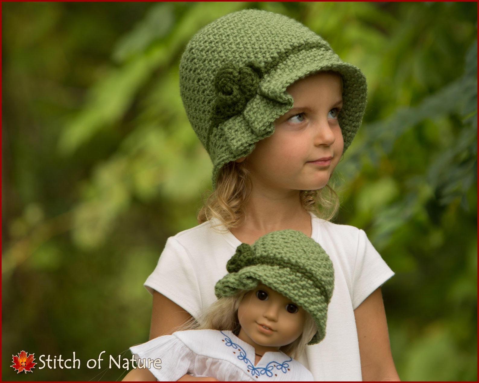 Crochet PATTERN - the Virginia Pleated Hat With a Rose, Cloche Hat ...