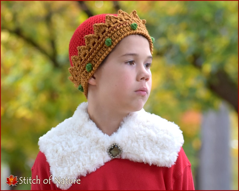 Crochet PATTERN the Princeton Royal Hat and Collar Pattern | Etsy