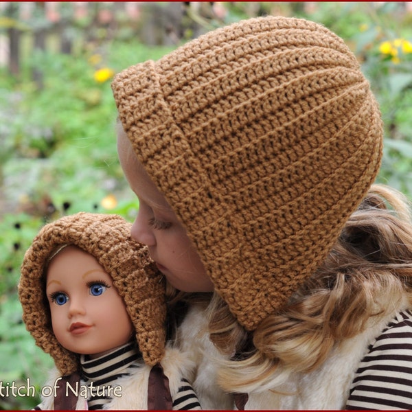 Crochet Bonnet Pattern for Adult - Etsy