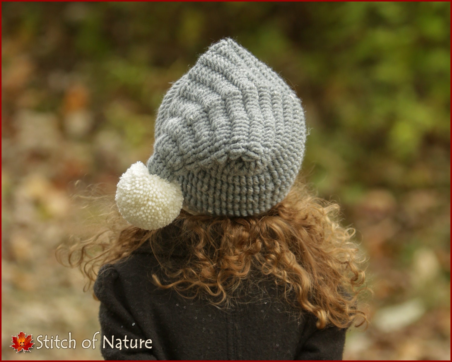 Crochet PATTERN - the Polaris Stocking Hat With a Pom-pom, Crochet ...