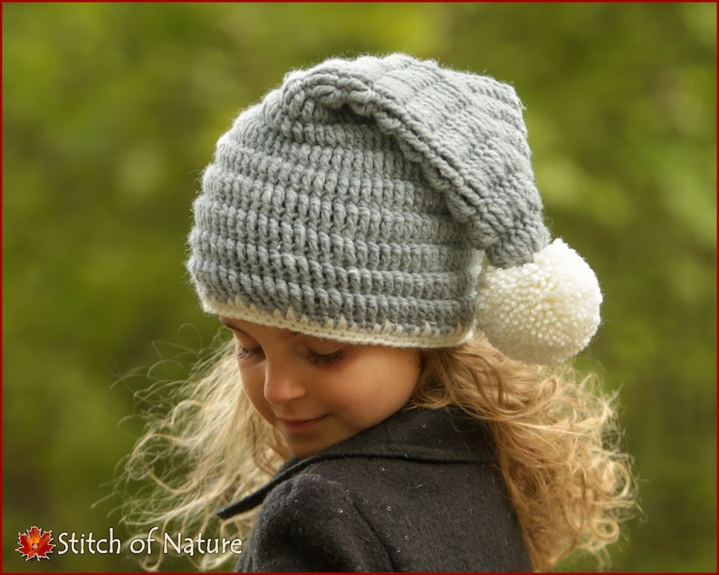 Crochet PATTERN the Polaris Stocking Hat With a Pom-pom | Etsy