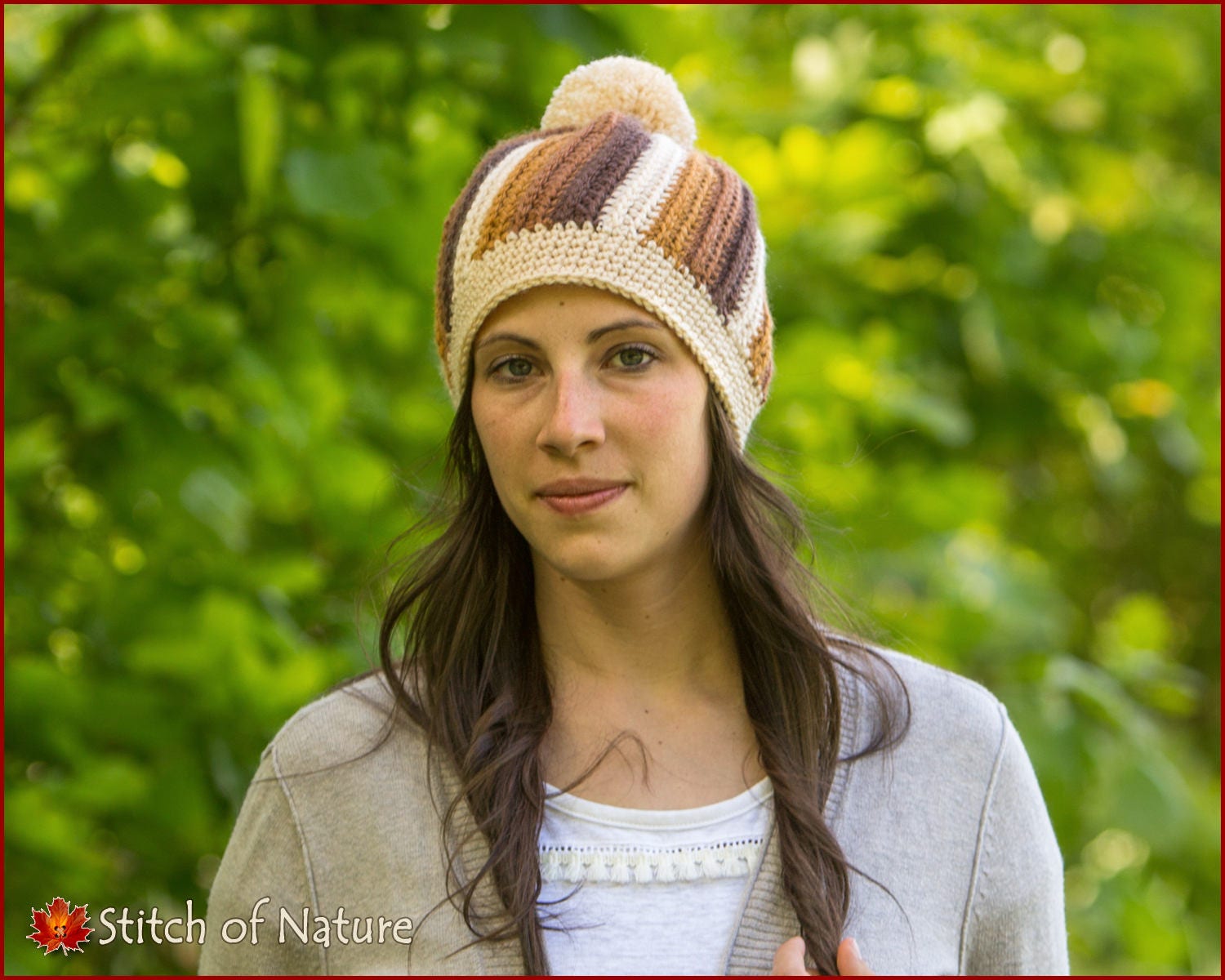 Crochet PATTERN the Hillside Beanie With Pom-pom 18 | Etsy