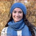 Crochet PATTERN the Astoria Shawl/scarf and Slouchy Hat Set - Etsy