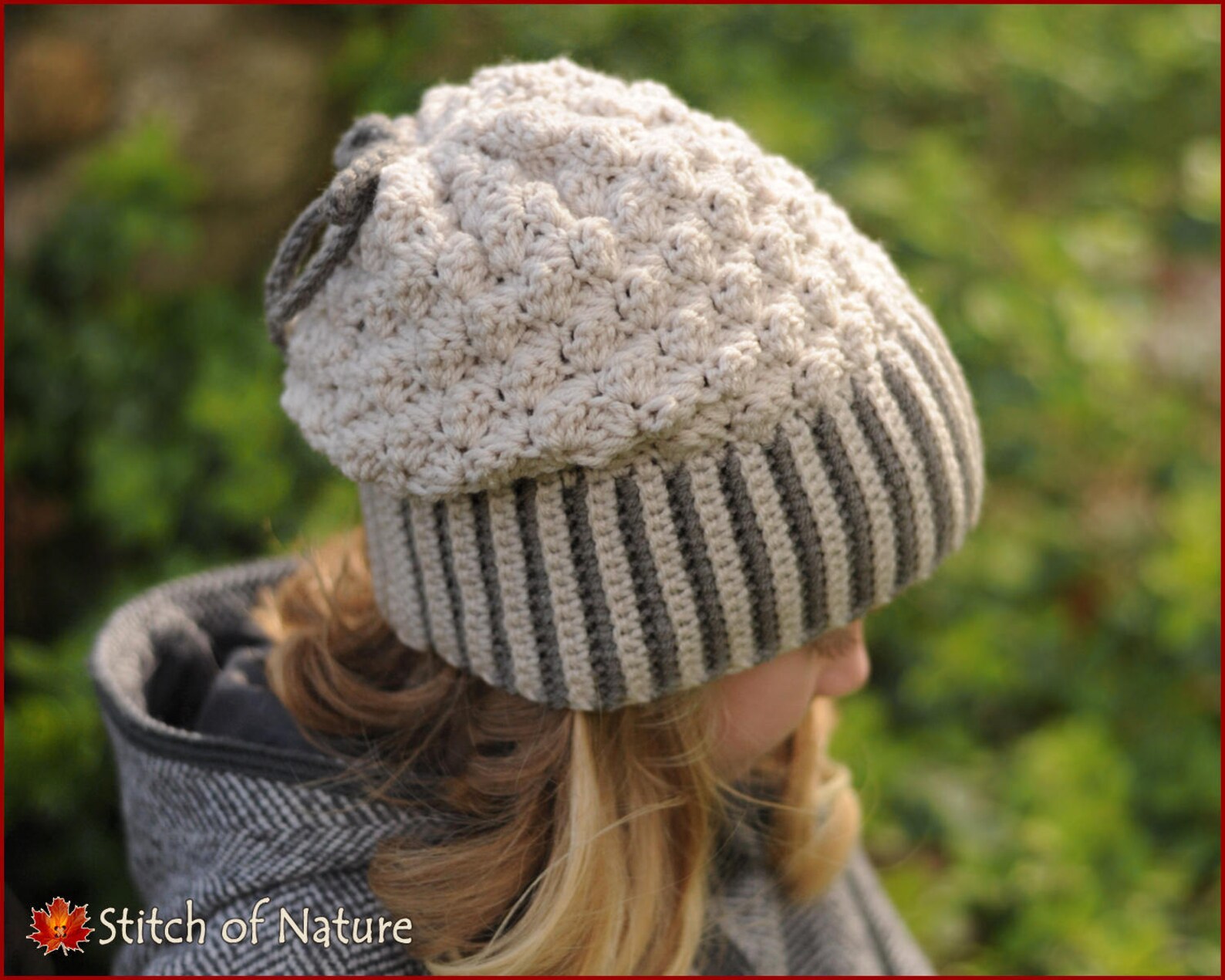 Crochet Hat PATTERN the Brookville Messy Bun Hat Cap With a | Etsy