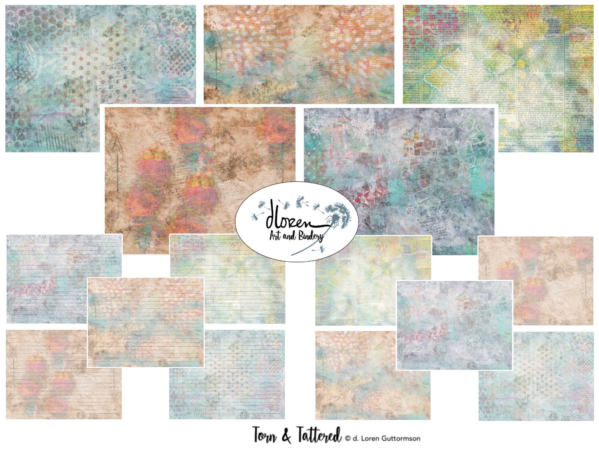 Torn & Tattered High Resolution Digital Download - Etsy