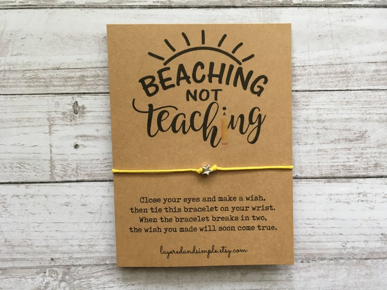 Teacher Appreciation Gift Teacher Gifts Teacher Wish - Etsy