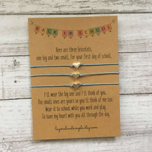 First Day of School Friendship Bracelet Back to School - Etsy
