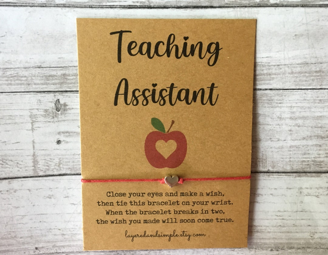 Teaching Assistant Gifts, Teacher Gifts, Teacher Appreciation Gift ...