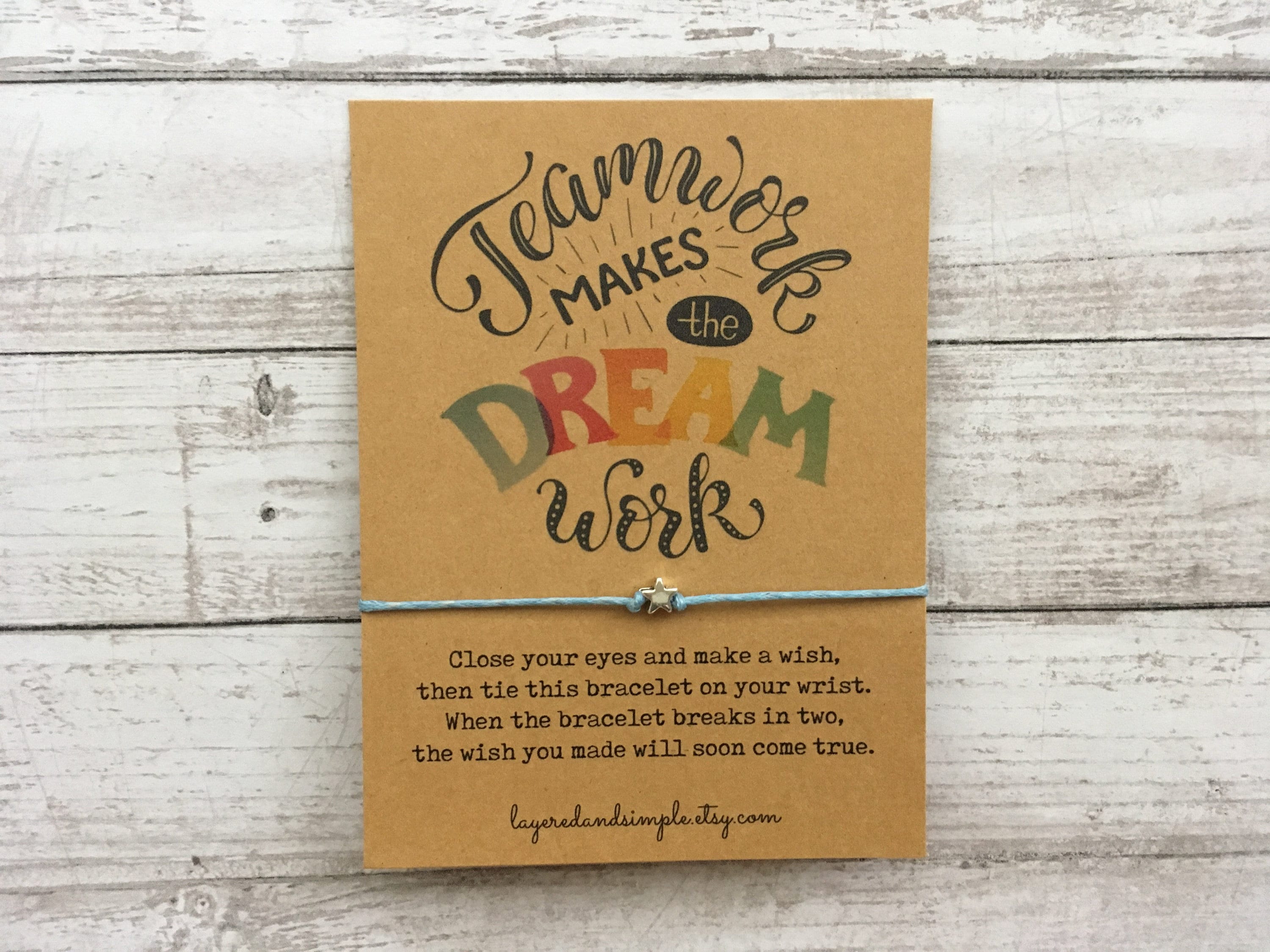 Teamwork Makes the Dream Work Team Gift Gift for Team - Etsy