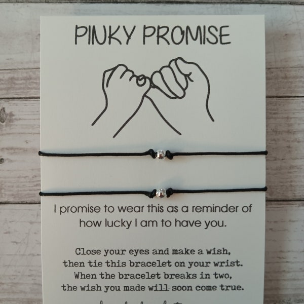 Matching Promise Bracelets for Couples - Etsy