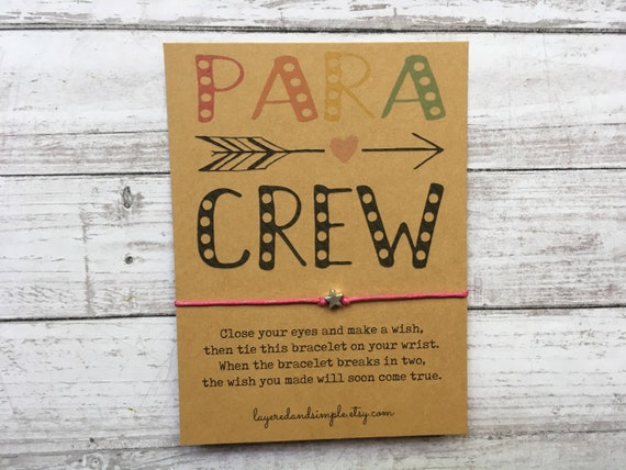 Para Gifts Para Crew Para Squad Gift for Paraprofessionals | Etsy