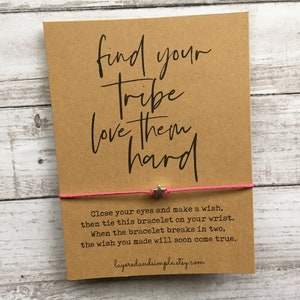 Tribe, Find Your Tribe, I Love My Tribe, Best Friend Gift, Friend Gift ...