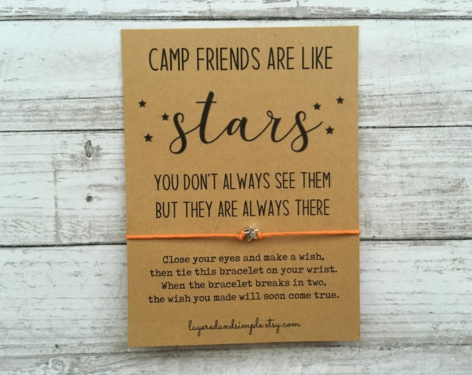Pocket Hug Summer Camp Gifts, Summer Camp Cards, Camping Party Favors ...