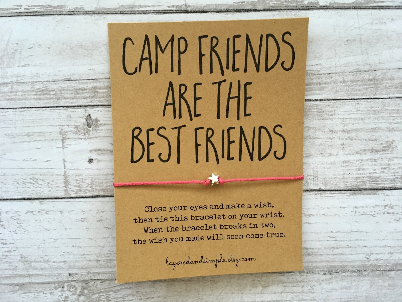 Camp Gifts Camp Friends Make the Best Friends Summer Camp - Etsy