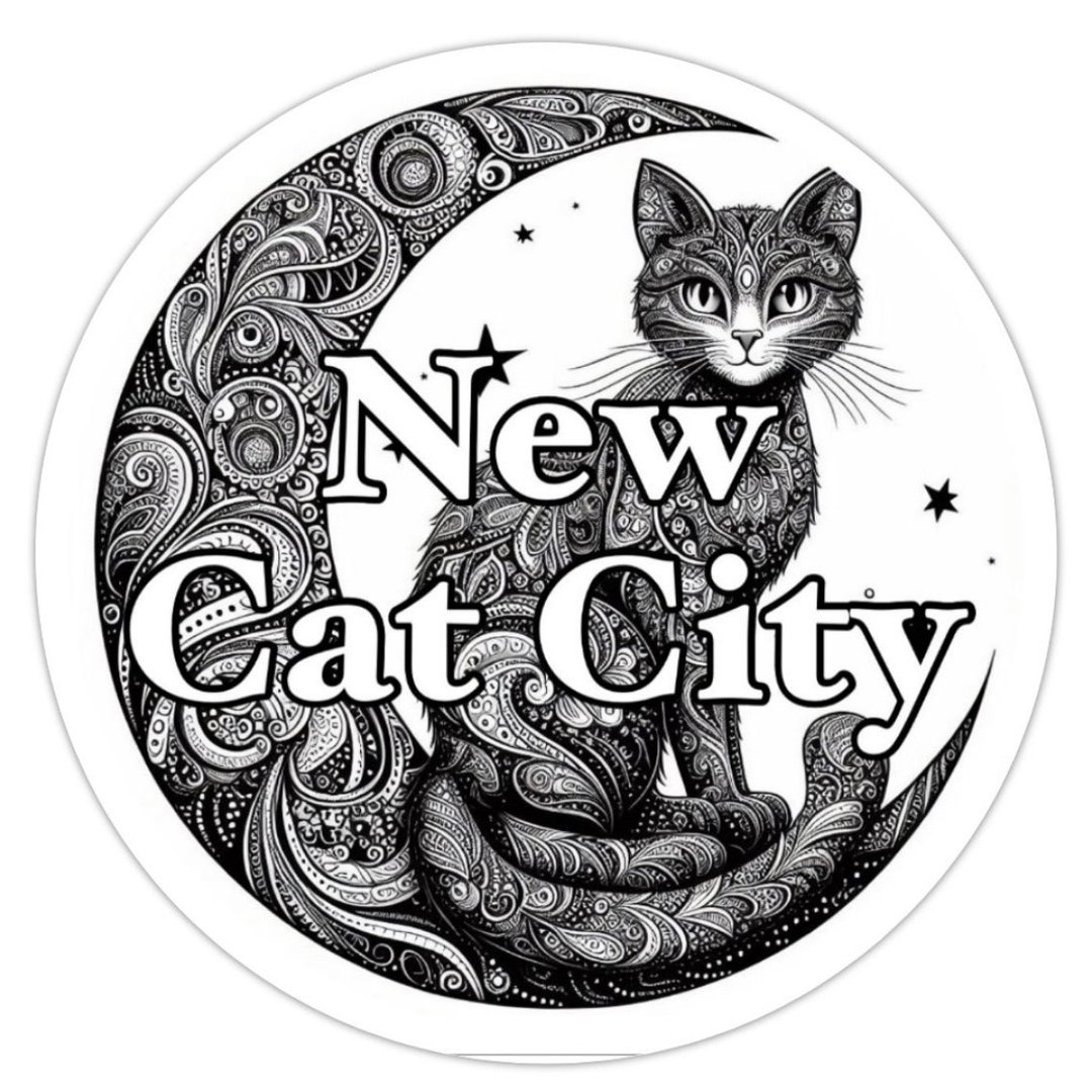 New Cat City Logo Sticker Proceeds Benefit New Cat City Rescue ...