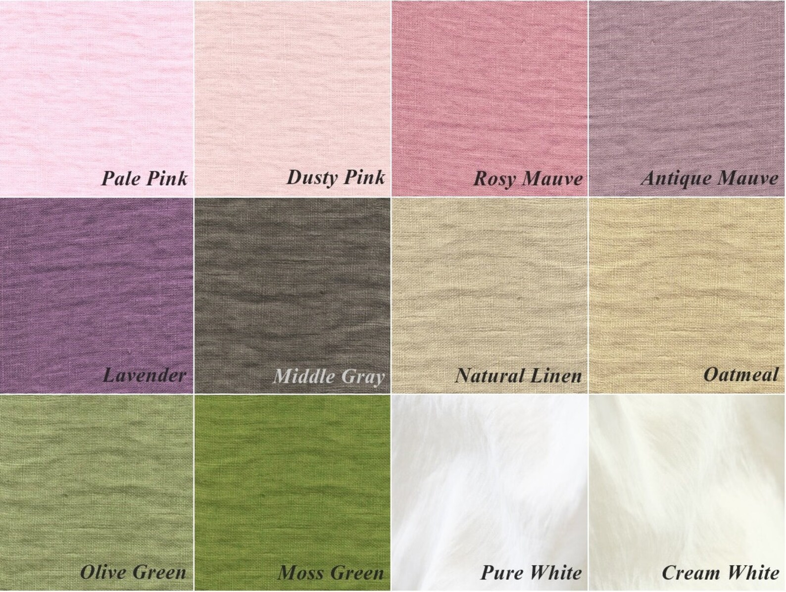 Linen Fabric. Rosy Mauve Linen. Medium Weight Linen. Baltic - Etsy