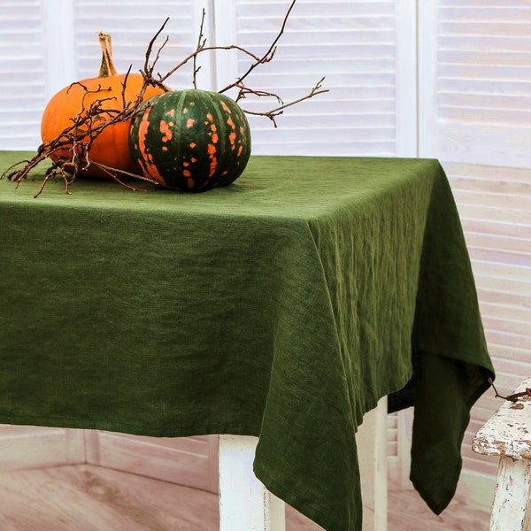 Linen Tablecloth - Etsy