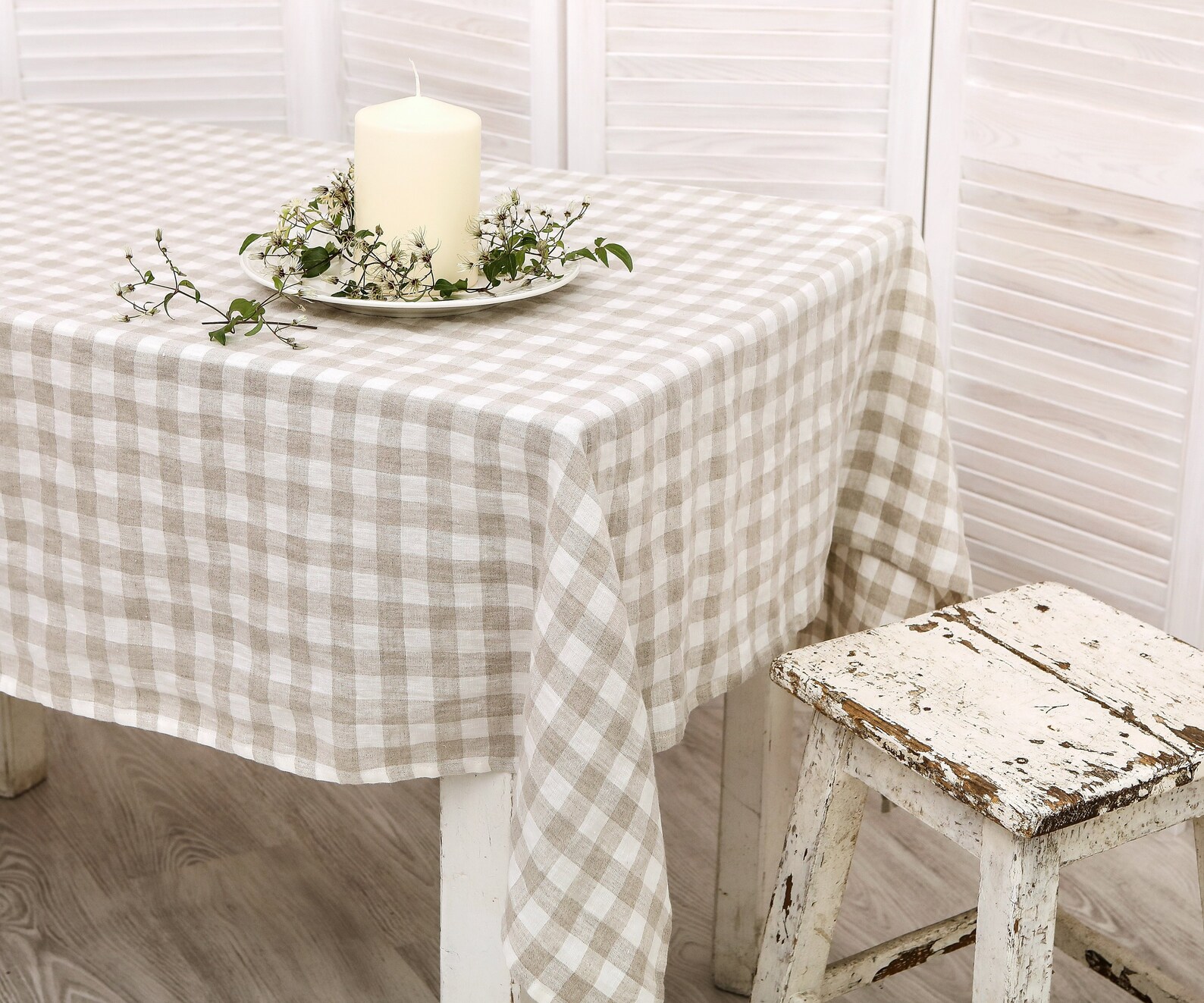 Linen Tablecloth. Washed Linen Tablecloth. Table Cloth in - Etsy