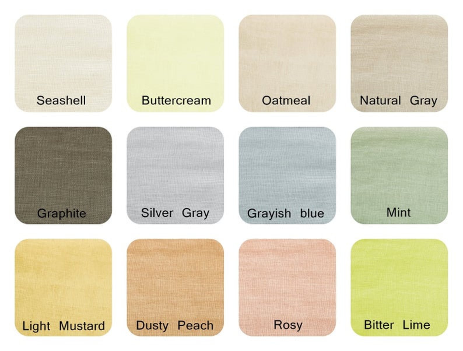 Sheer Linen Curtains. Dusty Peach Color. Rod Pocket Linen - Etsy