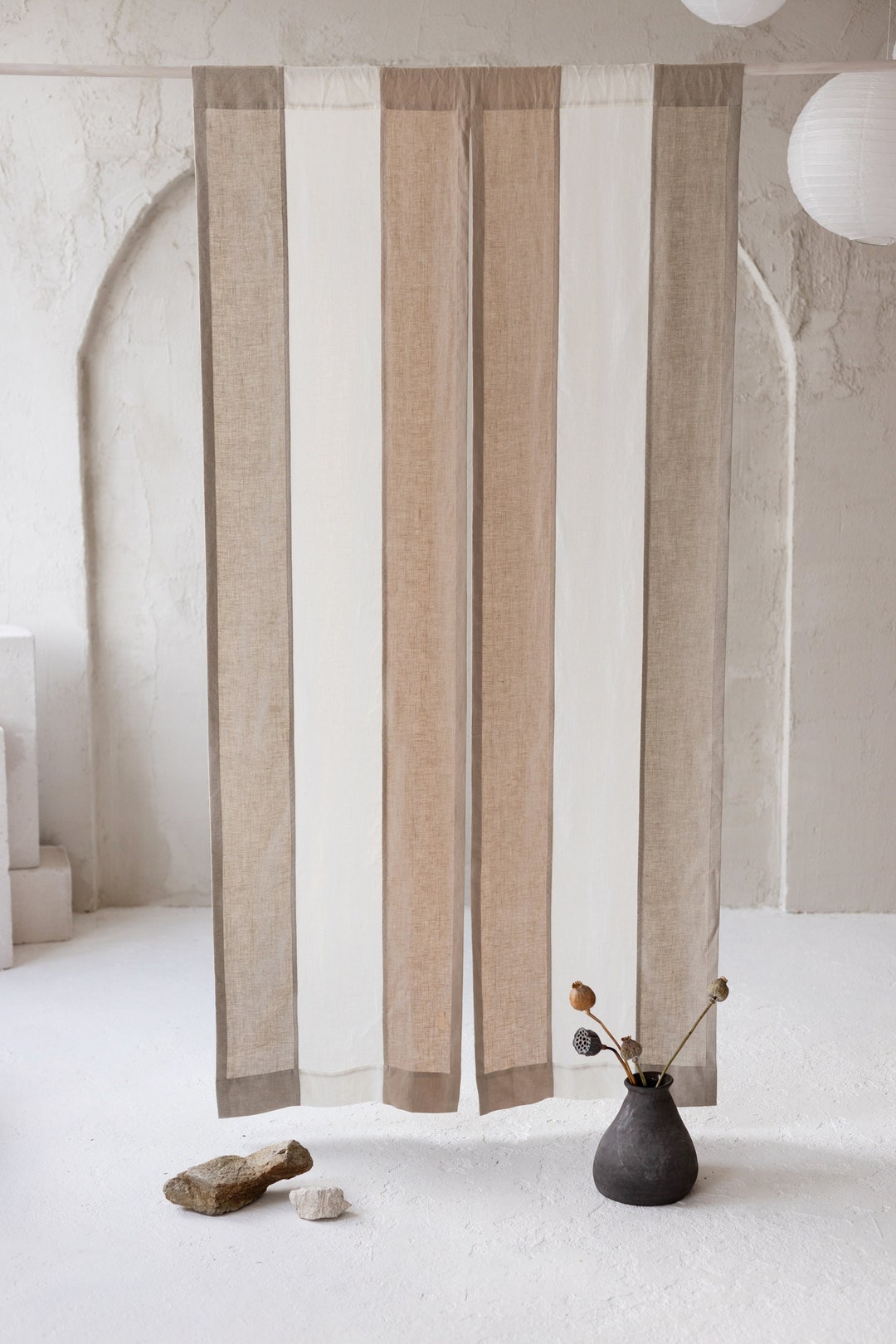 Linen Noren Curtains. Medium Weight Linen Available in 47colors ...