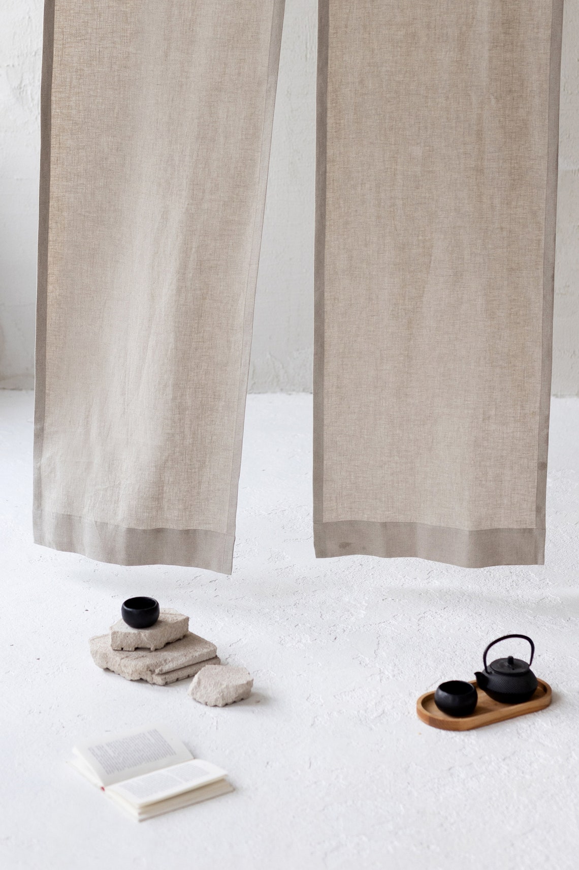 Linen Noren in Natural Color. Japanese Door Curtain. Noren - Etsy