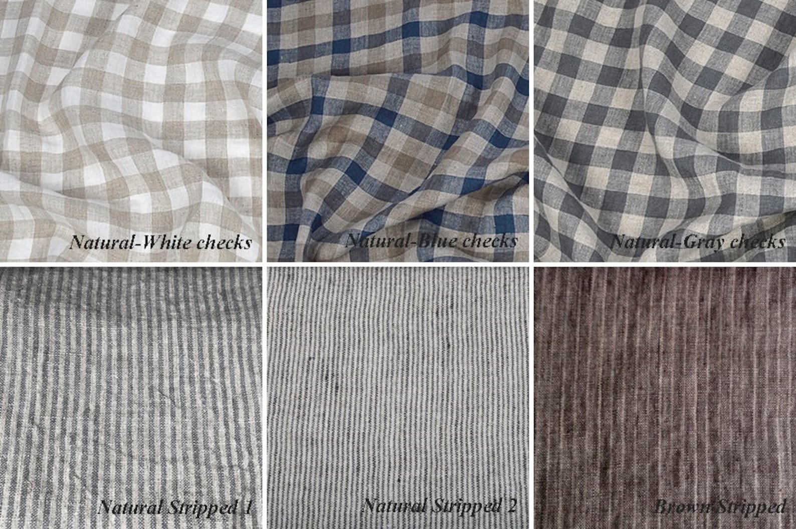 Linen Samples. 47 Colors Samples Box. Medium Weight Linen. Baltic Linen ...