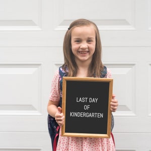First Day of Kindergarten and Last Day of Kindergarten Bundle, Back to ...