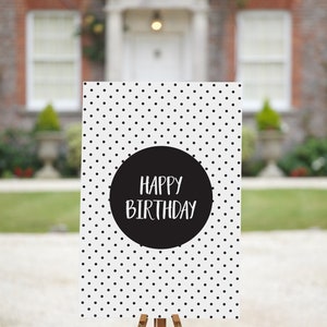 Happy Birthday Printable, Birthday Decor, Happy Birthday Sign, Birthday ...