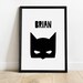 Custom Name Superhero Printable Superhero Wall Art Nursery - Etsy