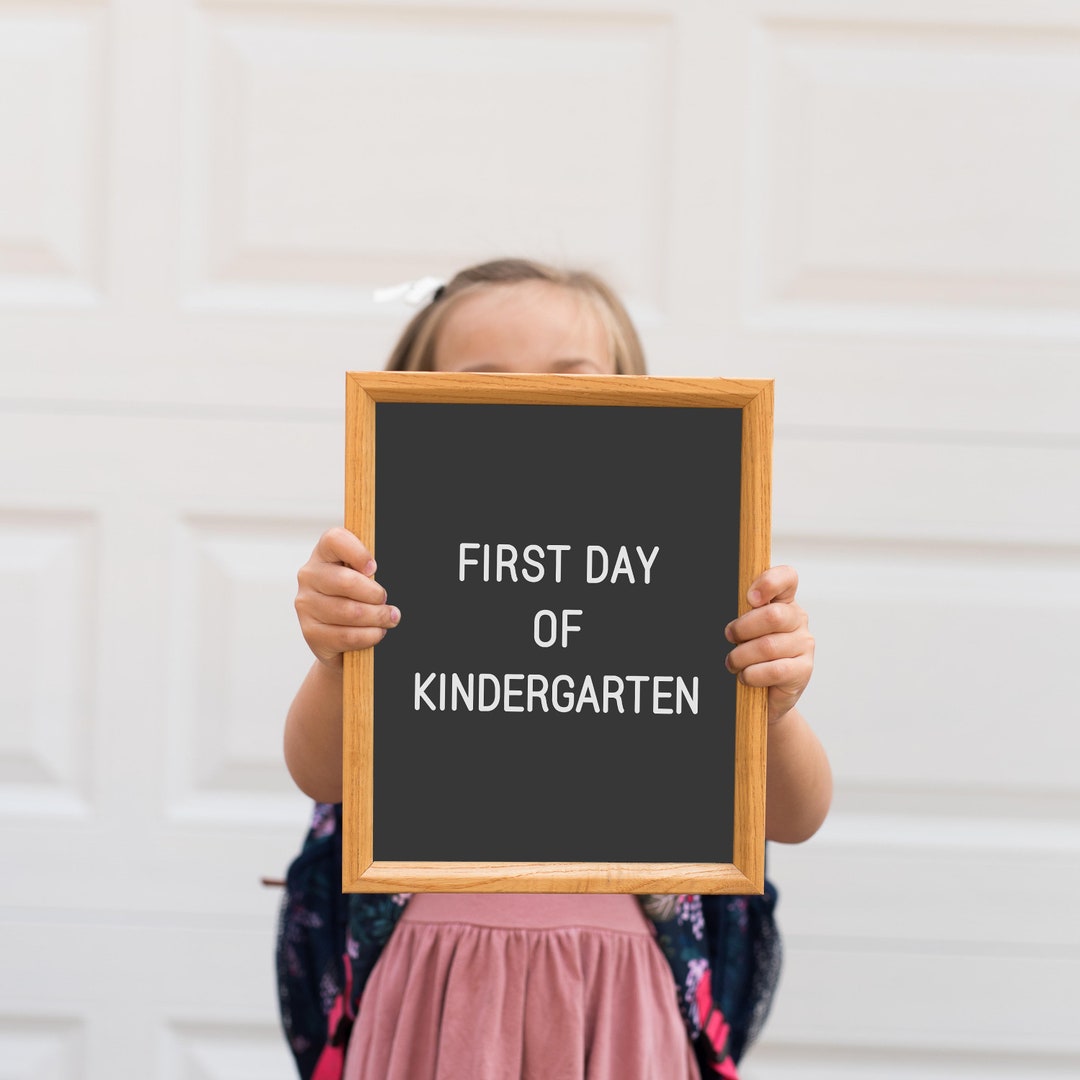 First Day of Kindergarten and Last Day of Kindergarten Bundle, Back to ...