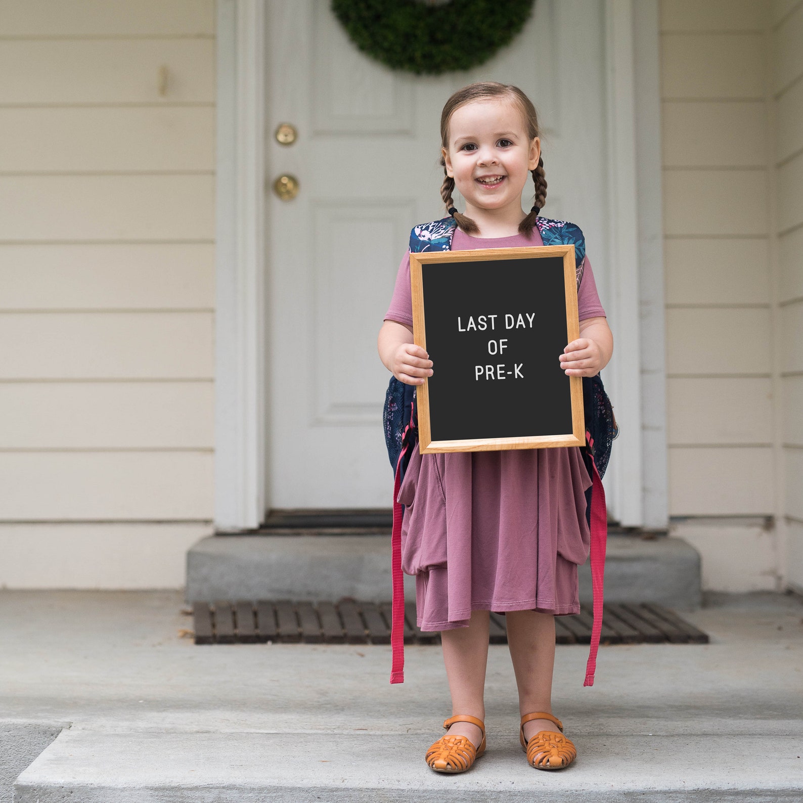 First day of Pre-K and Last Day of Pre-K Printable Bundle 1st | Etsy