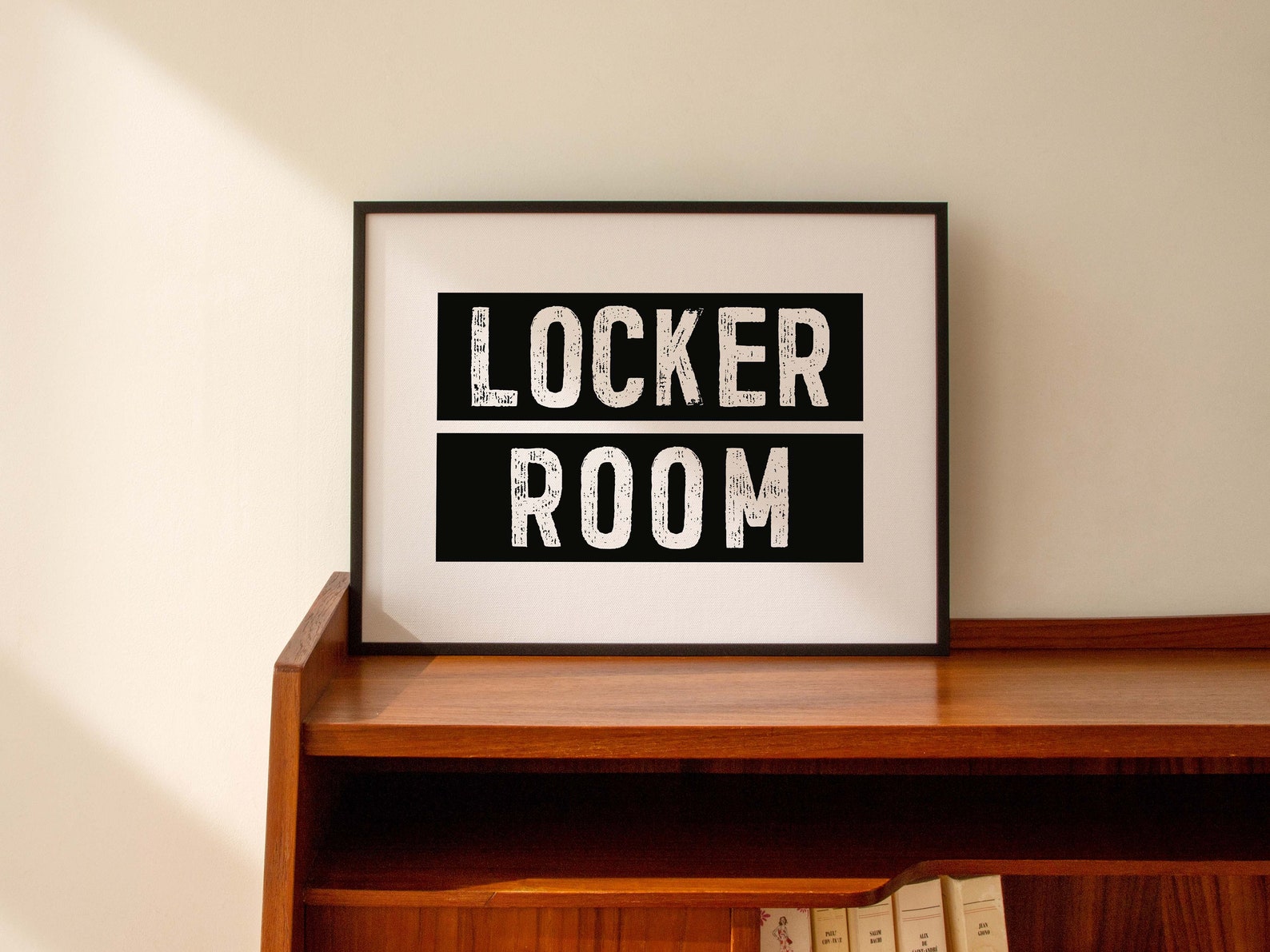 Locker Room Sign Boys Room Decor Teen Room Decoration Kids - Etsy