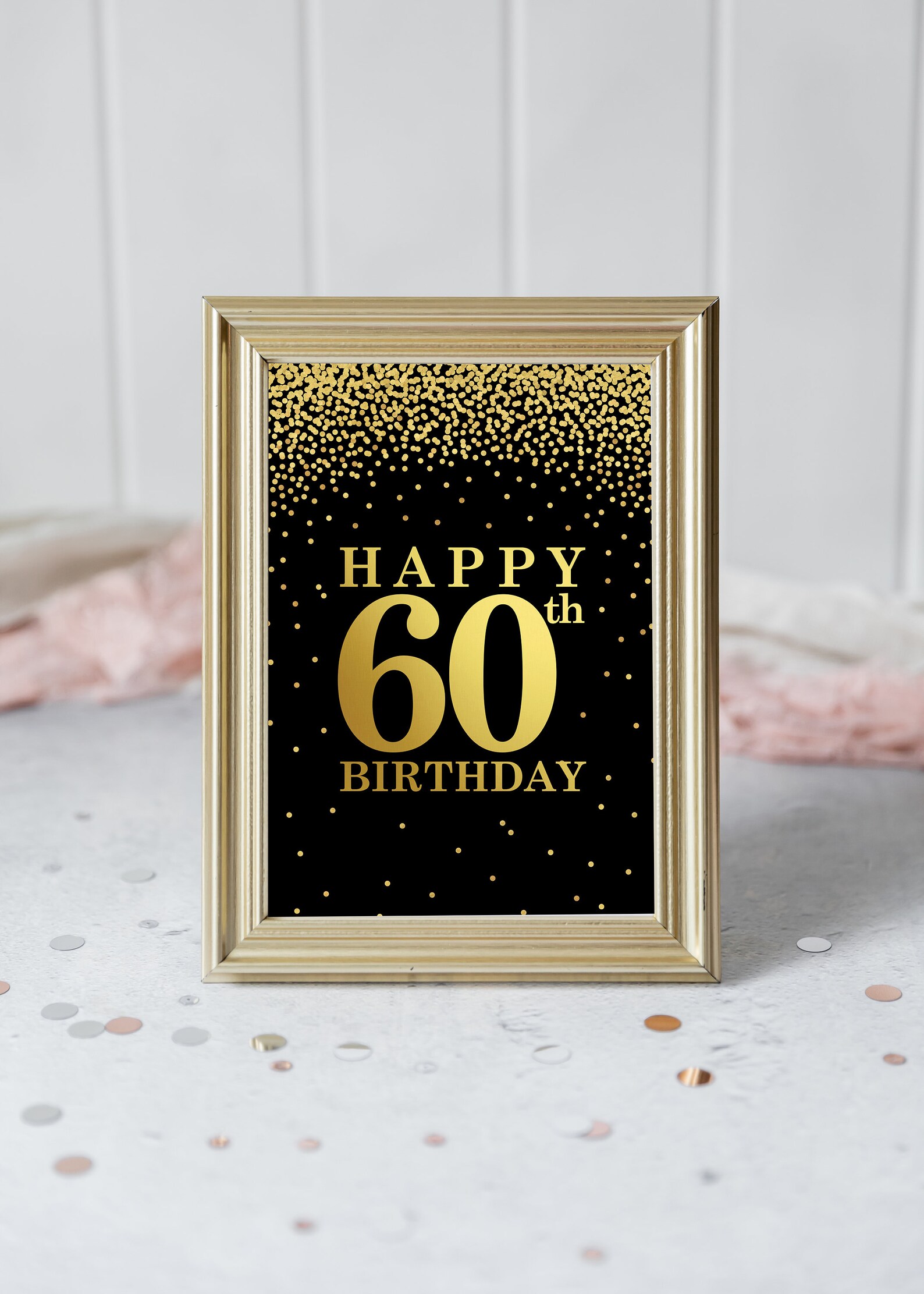 60th Birthday Sign 60th Birthday Decor Birthday Party | Etsy