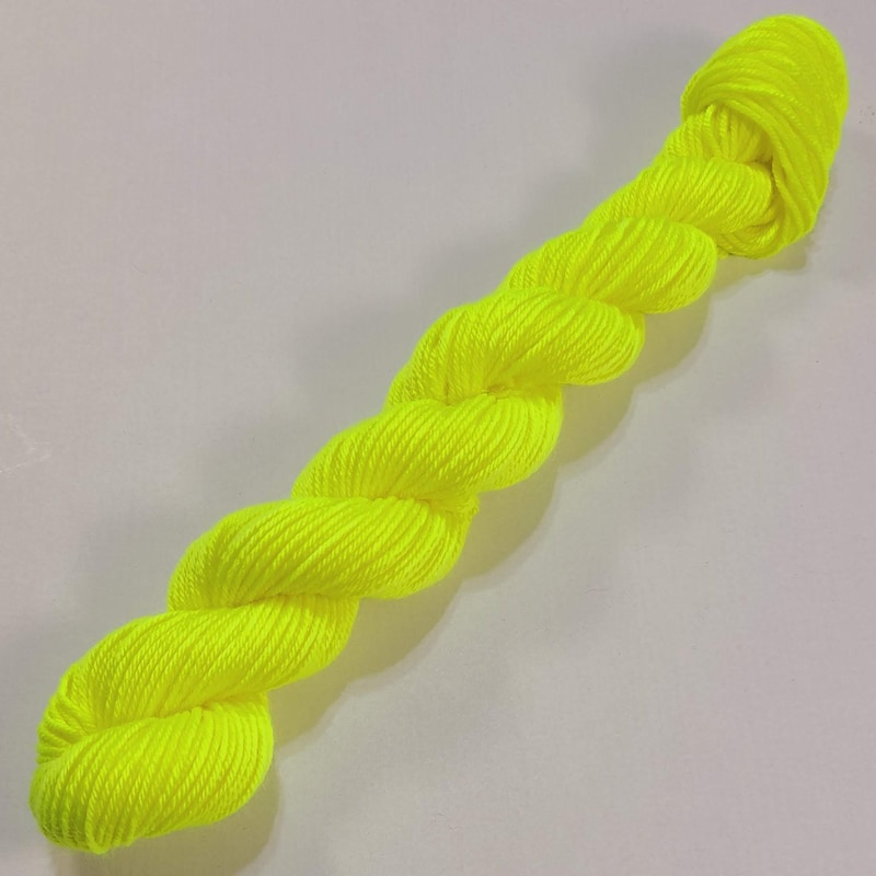 Neon Yellow Yarn - Etsy