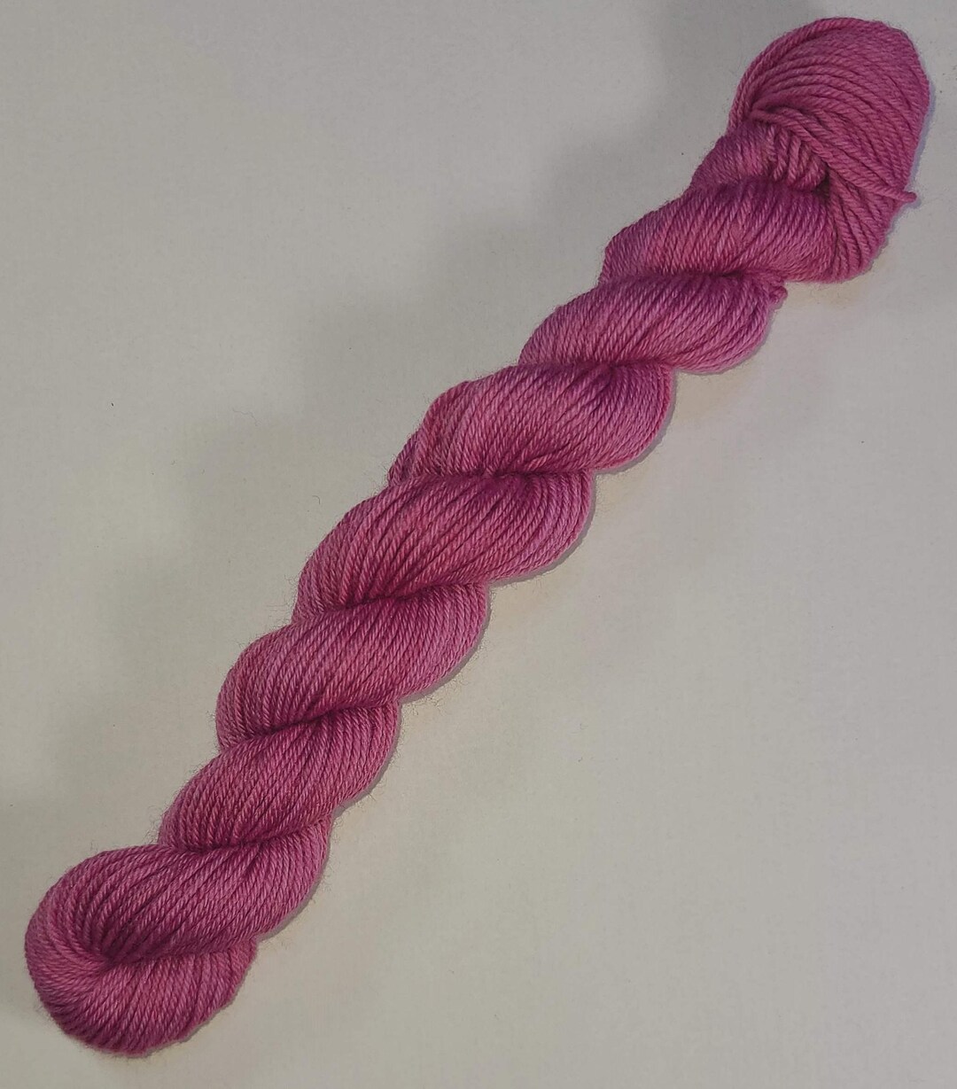 Yarn, "plum" DYED to ORDER, Hand Dyed Yarn, Medium Plum-pink Yarn, Lace ...