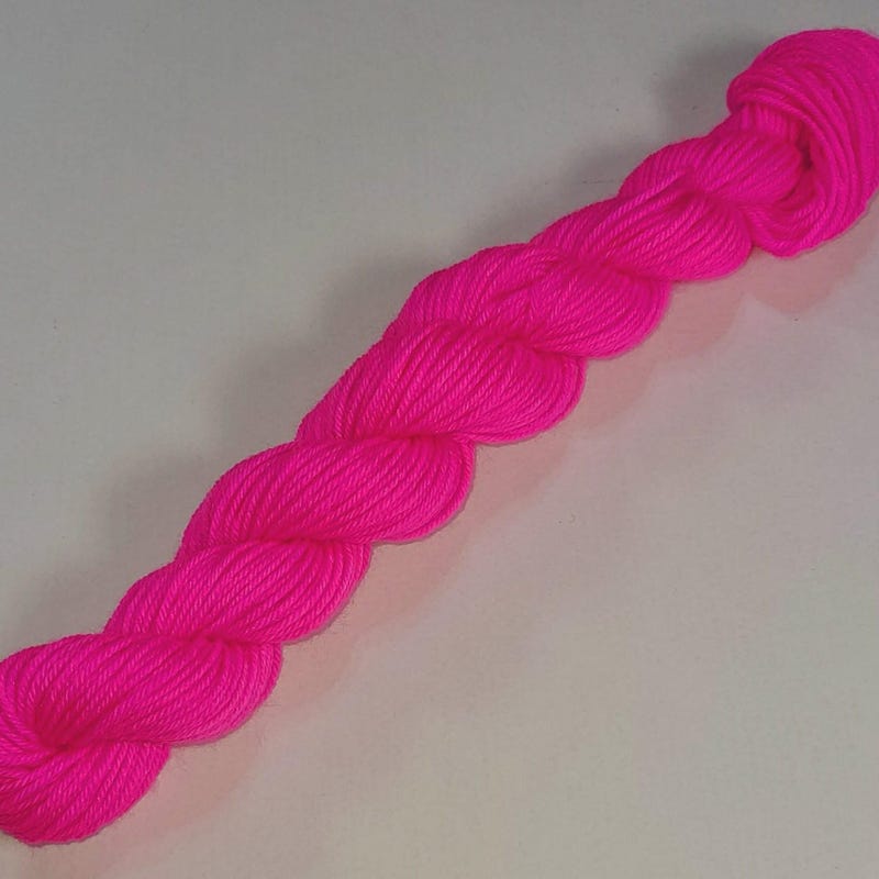 Hot Pink Yarn - Etsy
