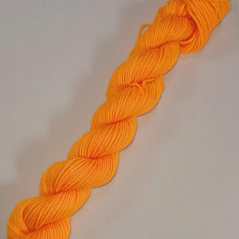 Bright Orange Yarn - Etsy