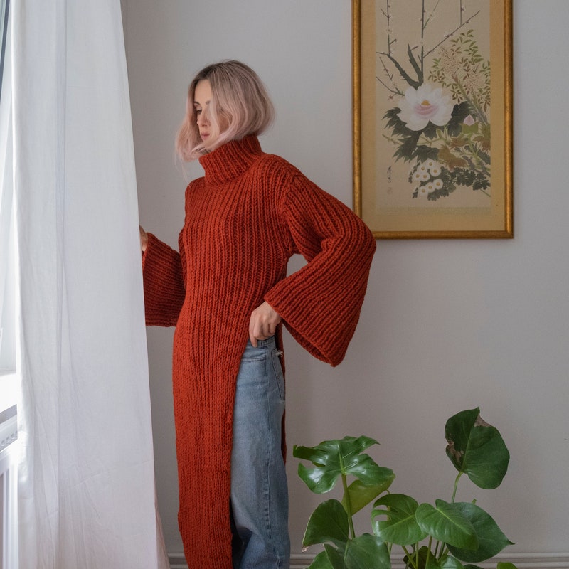 Asymmetrical Sweater - Etsy