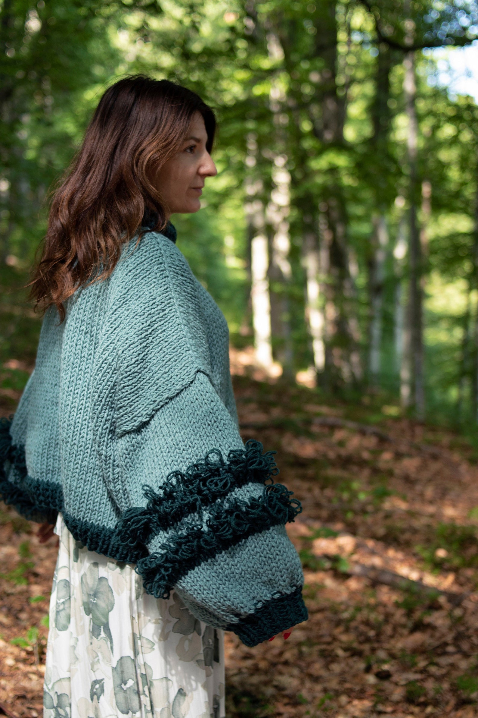 Hand Knit Chunky Sweater With Loopy Detailing. Oversize - Etsy