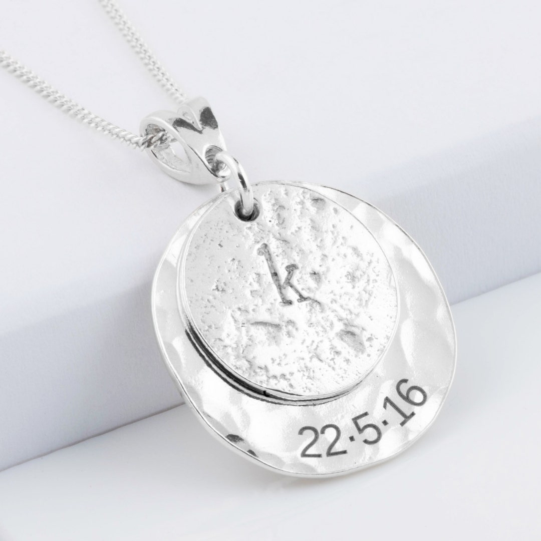 CREMATION DISC NECKLACE Pet Ashes Necklace, Necklace, Memorial ...
