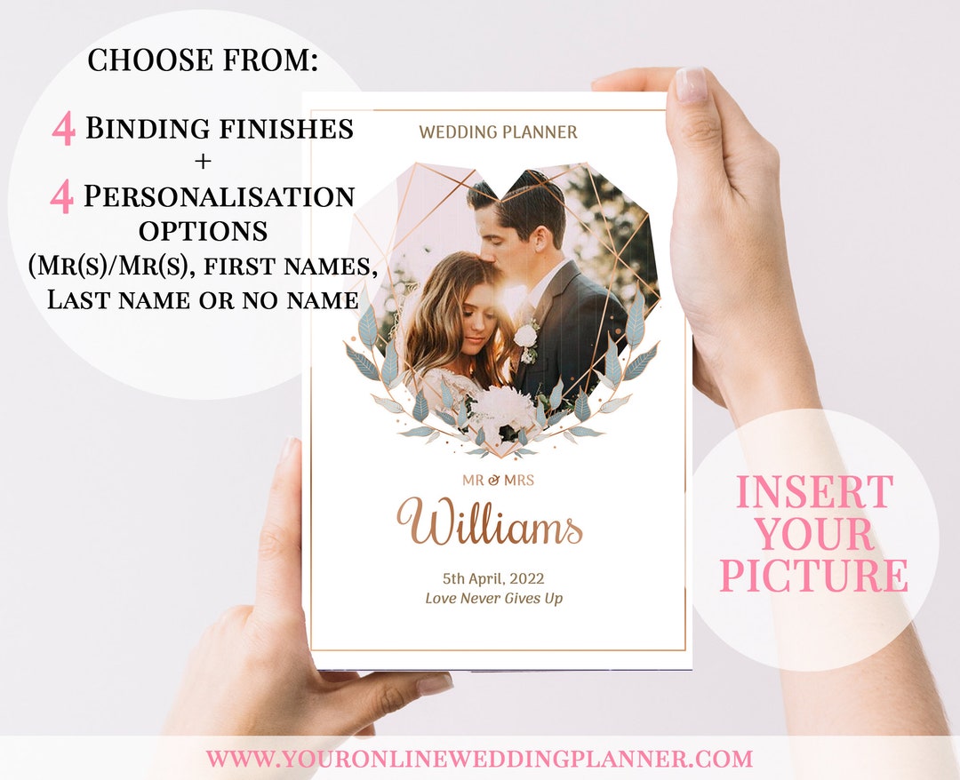 Personalized Wedding Planner Photo, Personalised Wedding Planner Book ...