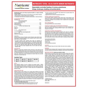 Nutricote 18-6-8 Timed Release Fertilizer (180 Days) Scoop Included ...