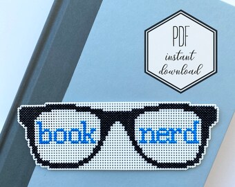 Book Nerd Pattern - Etsy