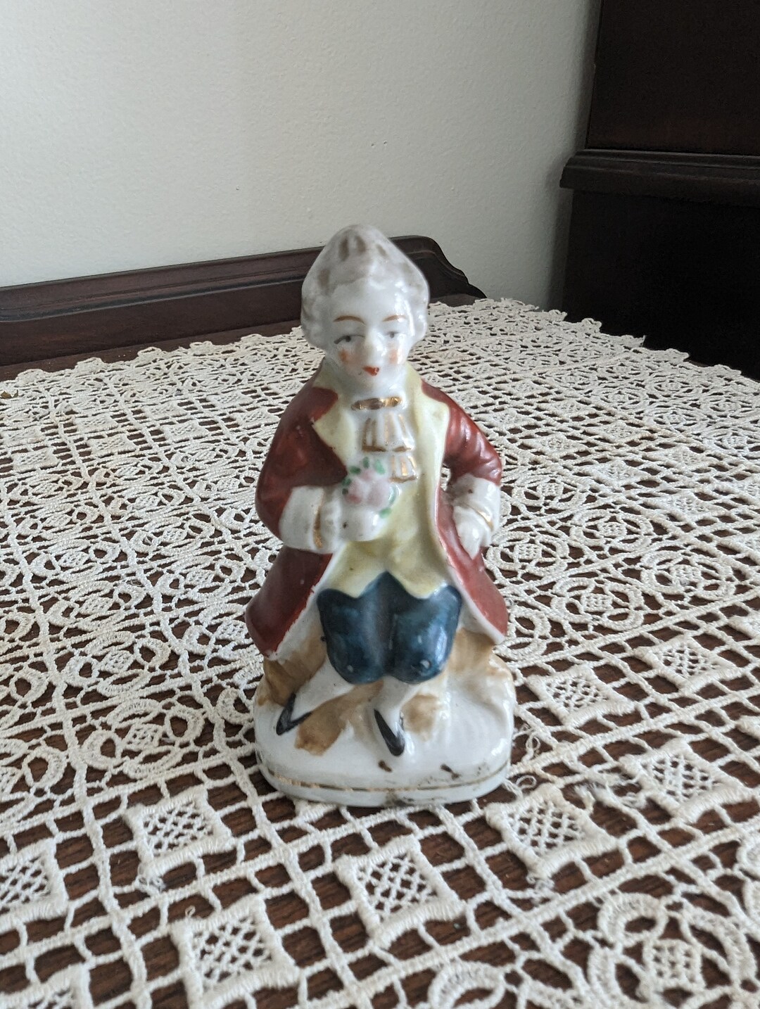 Vintage Made in Japan Sitting Man Figurine French Style Decor - Etsy