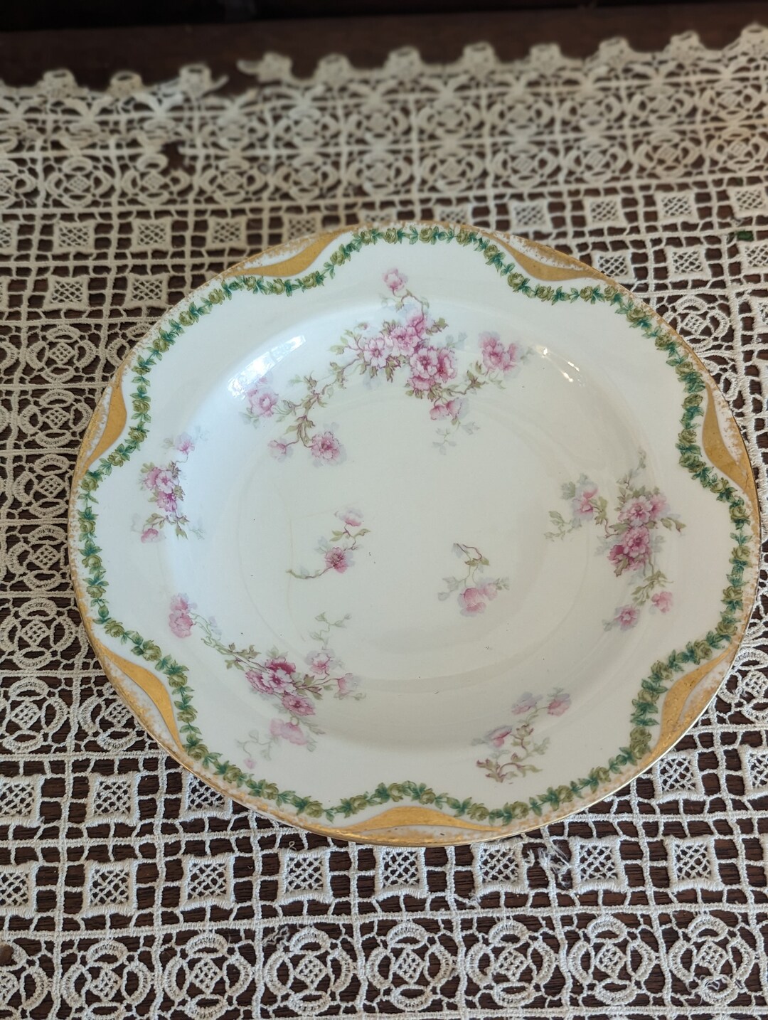 Haviland Limoges Bowl/shallow Plate Lovely Design - Etsy