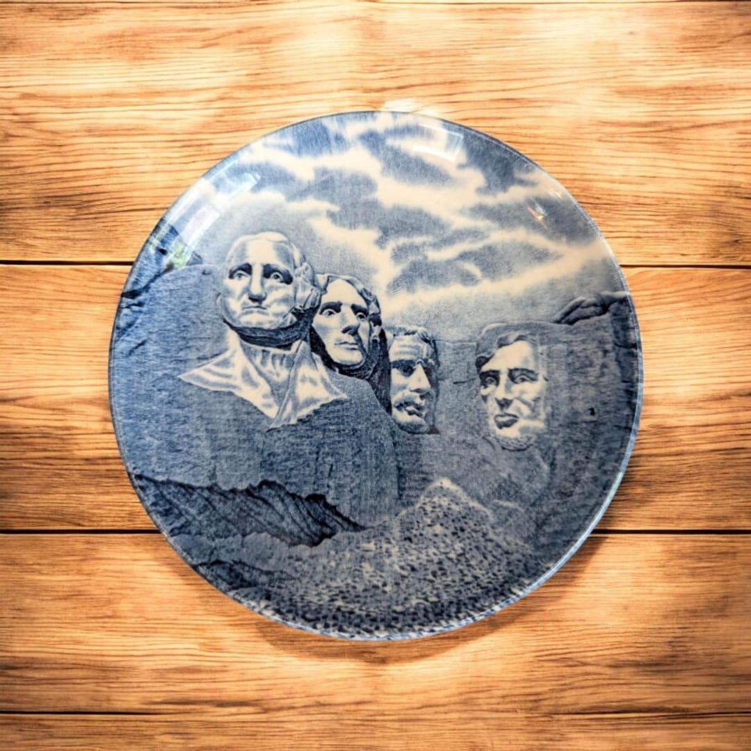 Vintage Mount Rushmore Souvenir Plate, Johnson Bros. England - Etsy UK